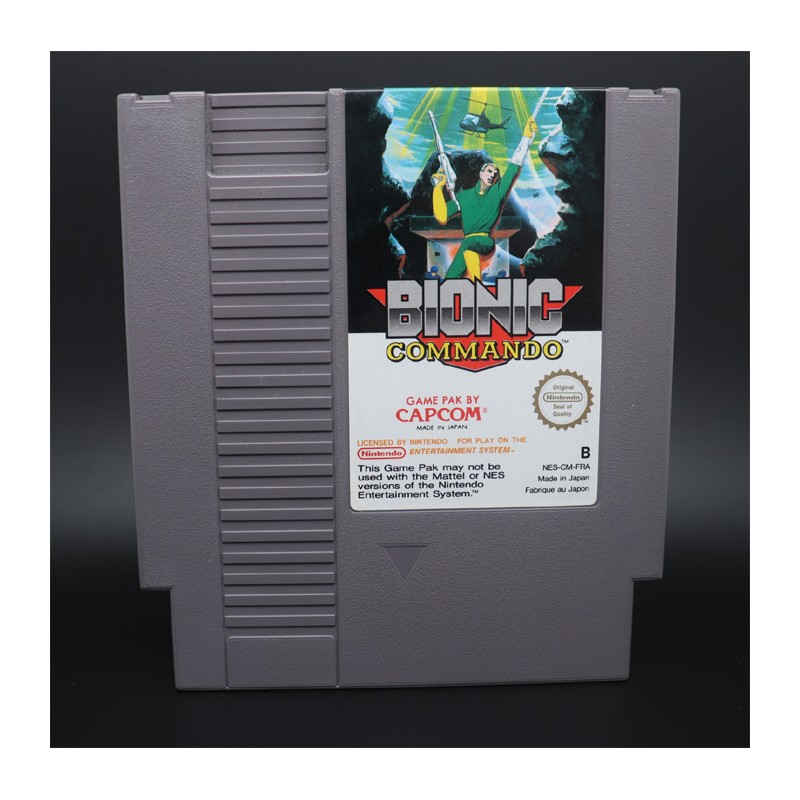 BIONIC COMMANDO - NINTENDO NES - CARTOUCHE + NOTICE